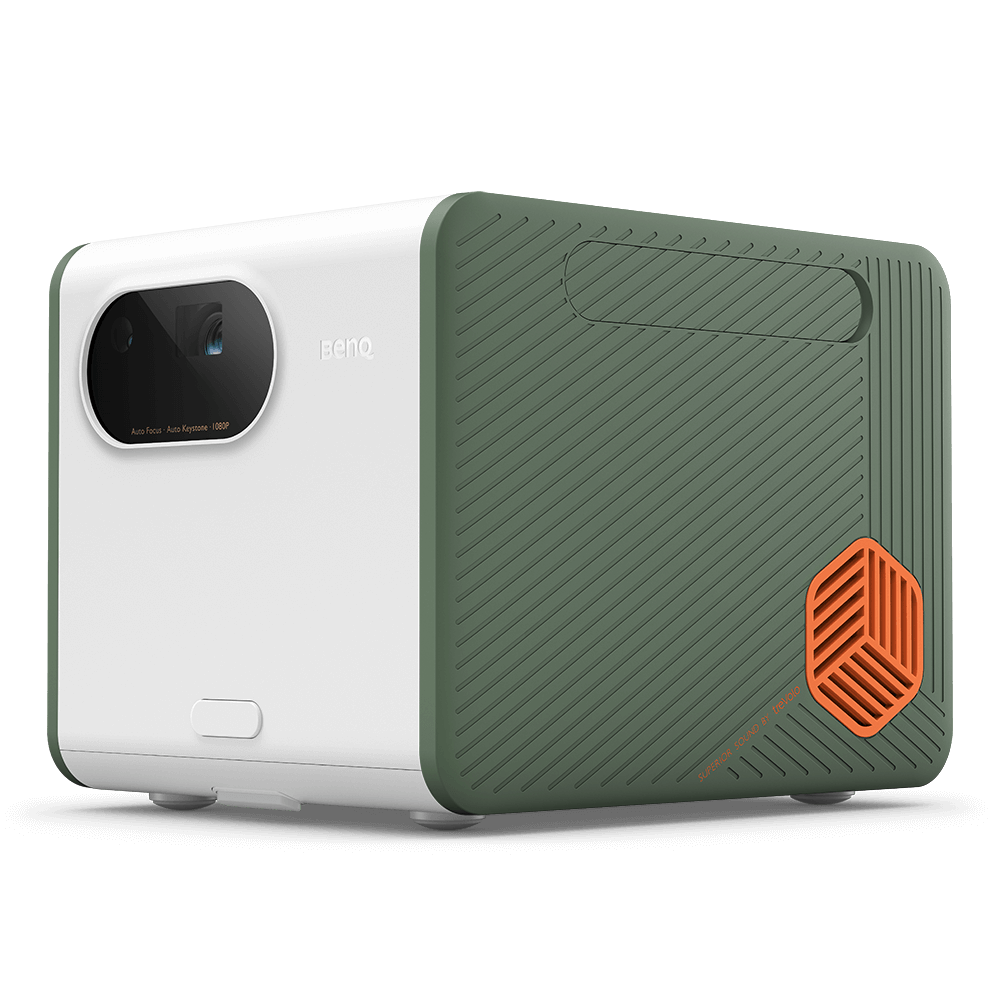 GS50 1080p Outdoor Projector with Extra Bass Bluetooth Speakers, IPX2 ...