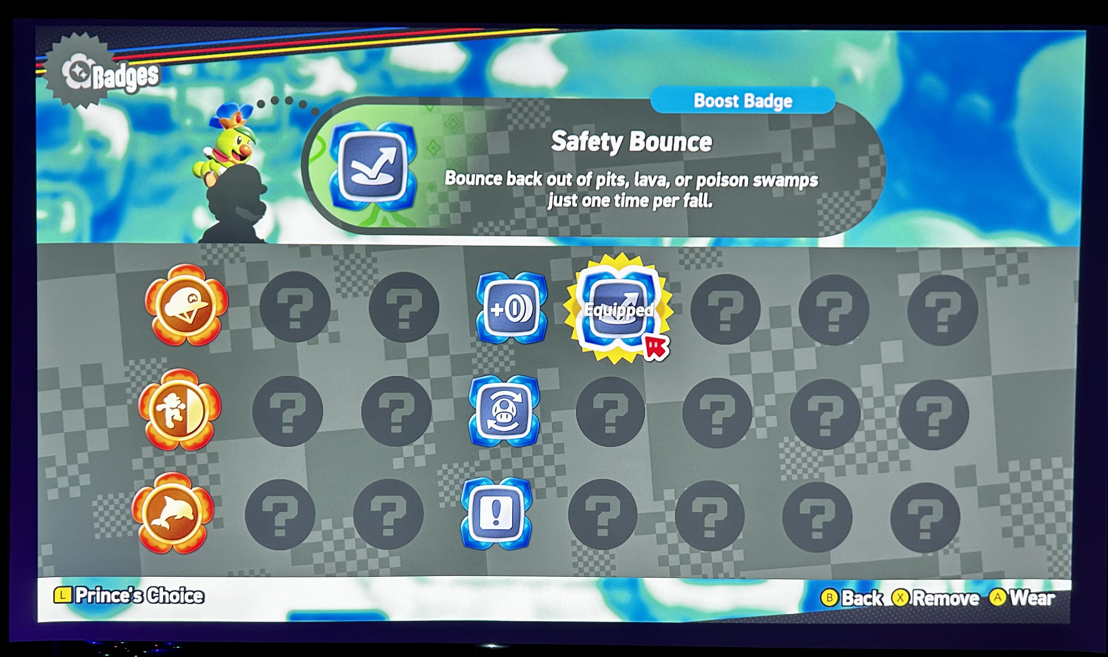 Power-Up in Super Mario Bros. Wonder on a X300G BenQ Gaming Projector ...