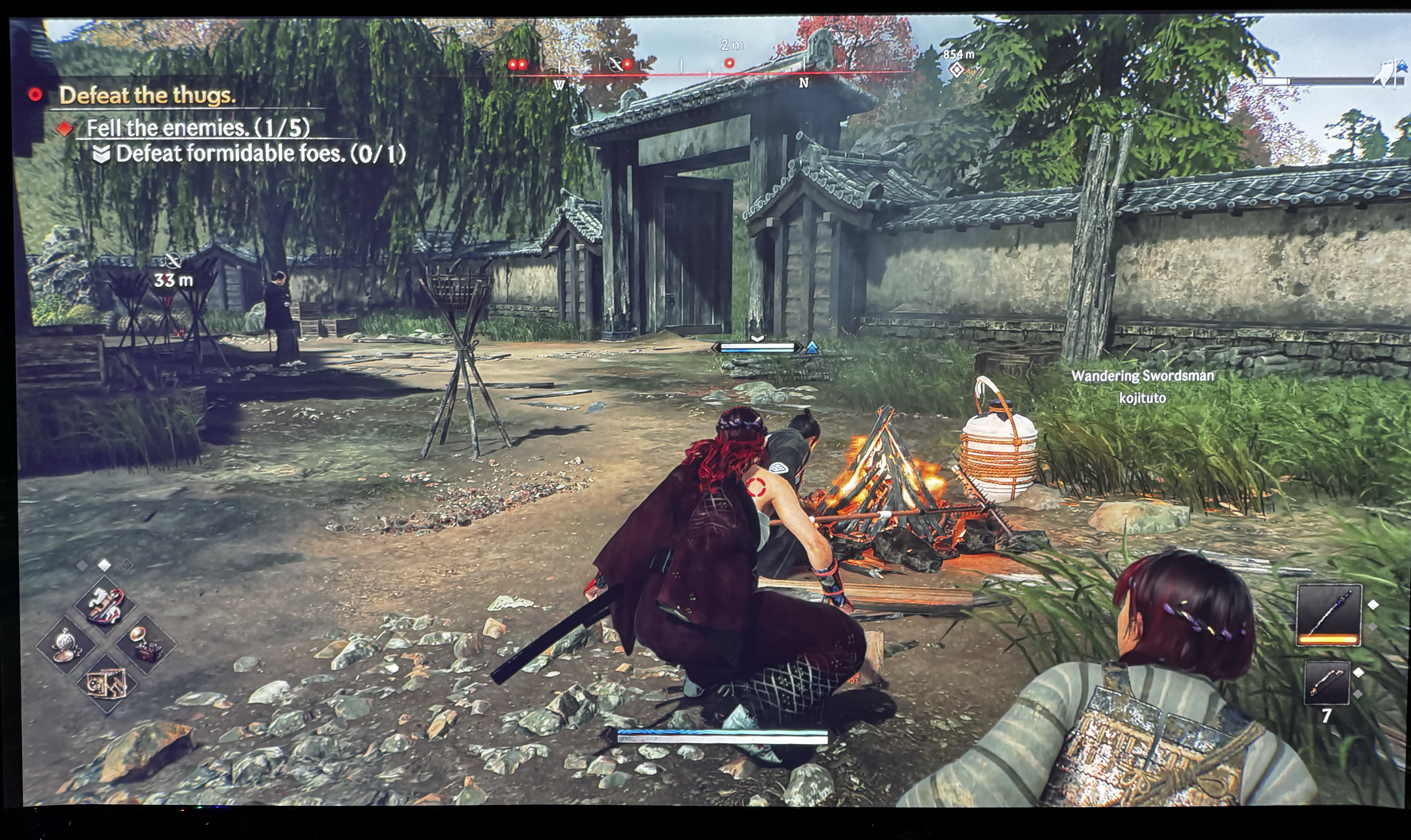 Forge Your Fate in Rise of the Ronin on a X3100i BenQ Gaming Projector ...
