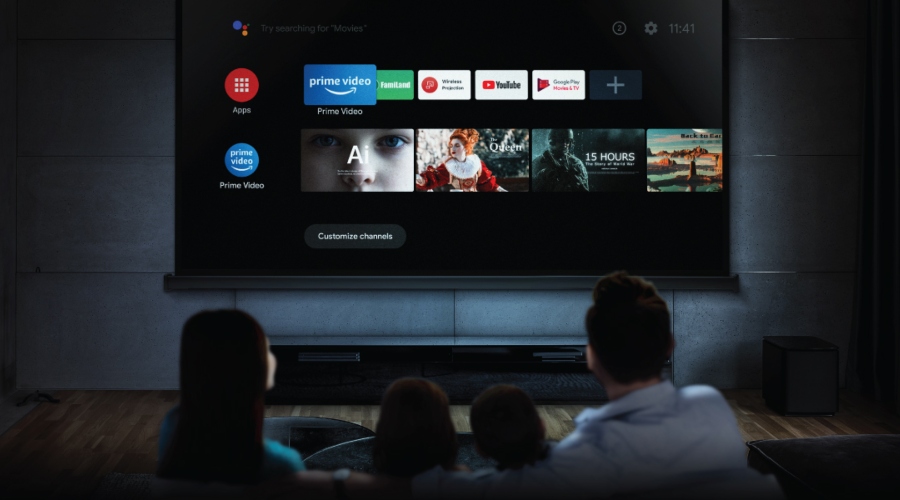 Add Google Android TV to your projector and begin enjoying streamed ...