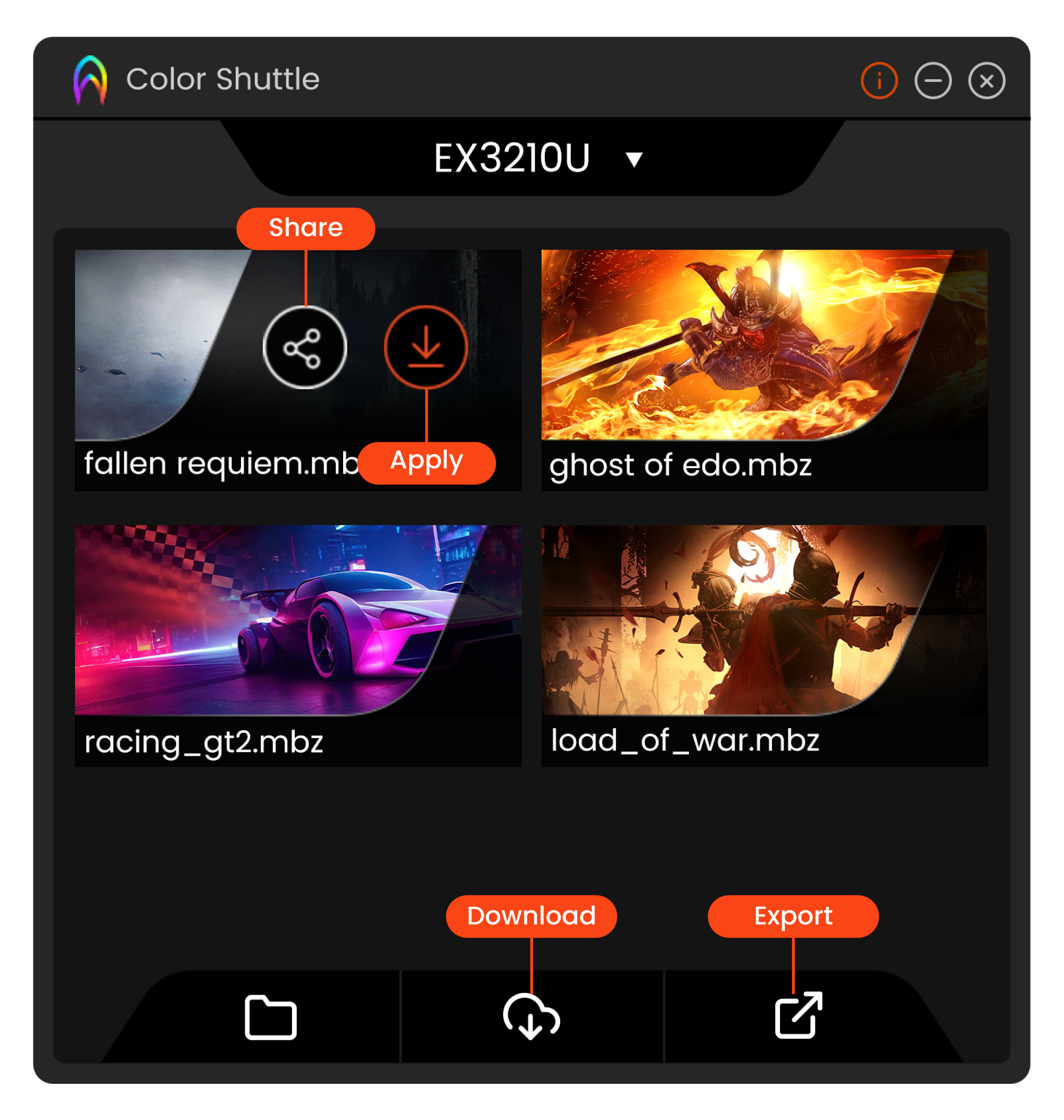 BenQ MOBIUZ Color Shuttle uses Color Profiles to Improve Your Gaming ...