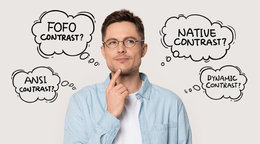 What is ANSI? What is FOFO contrast? What is native contrast? High ...