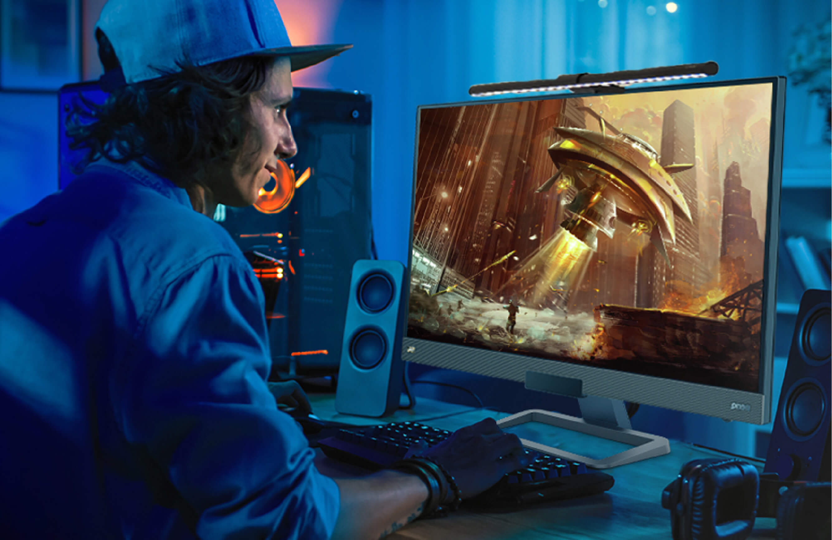 Improve Your Gaming Space with the Best LED Gaming Lamp | BenQ AU