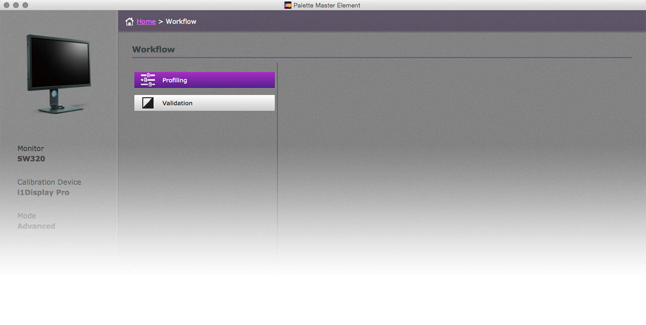 Set up color calibration setting for color management | BenQ US