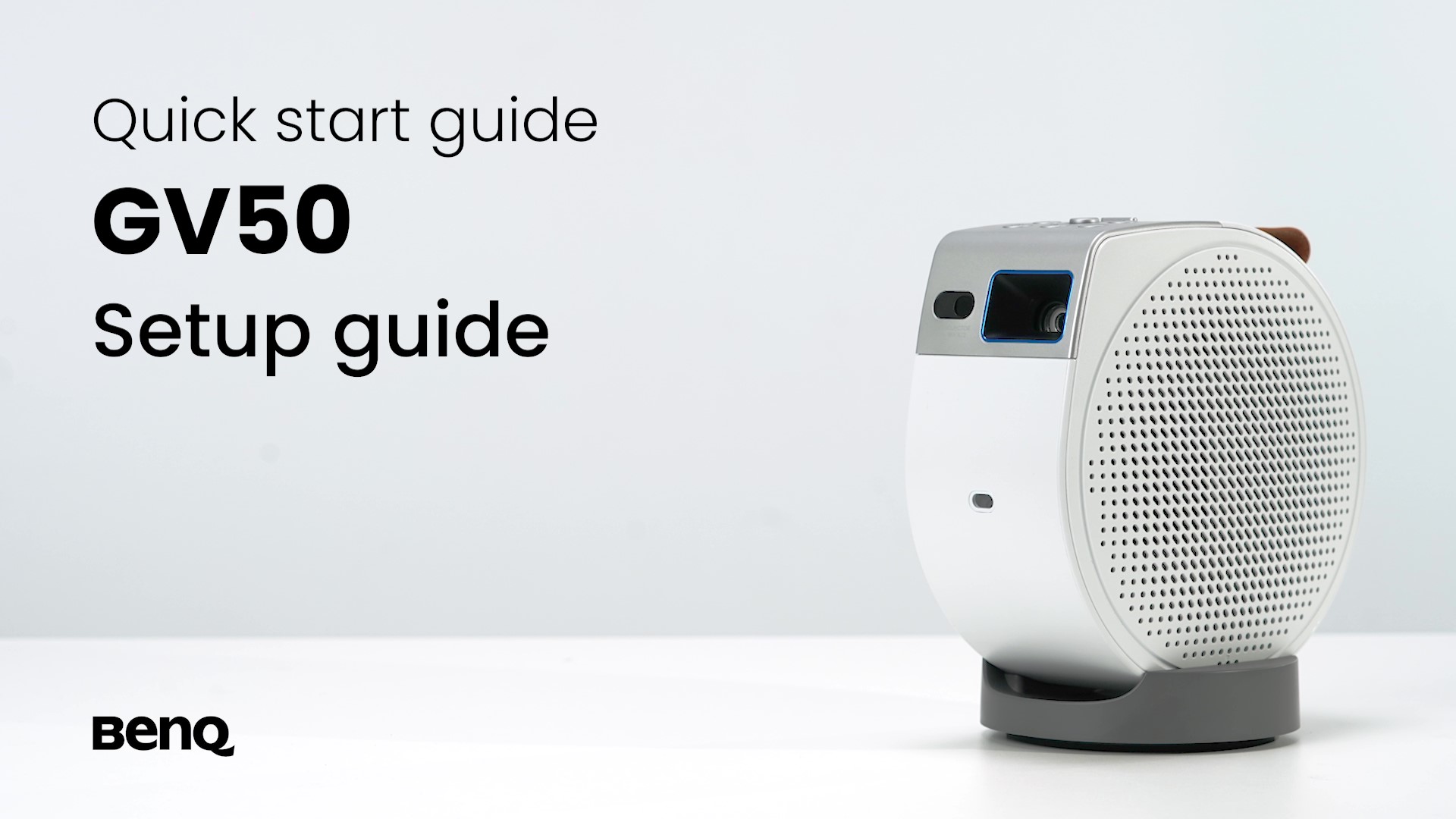 GV50 | 快速安裝指南｜BenQ 台灣