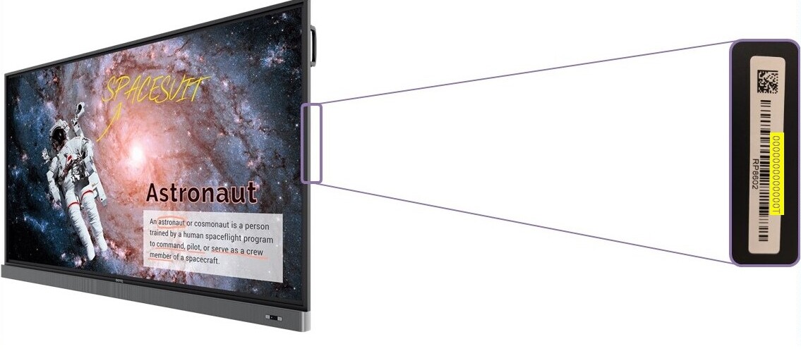 How to Find Your Product's Serial Number | BenQ US