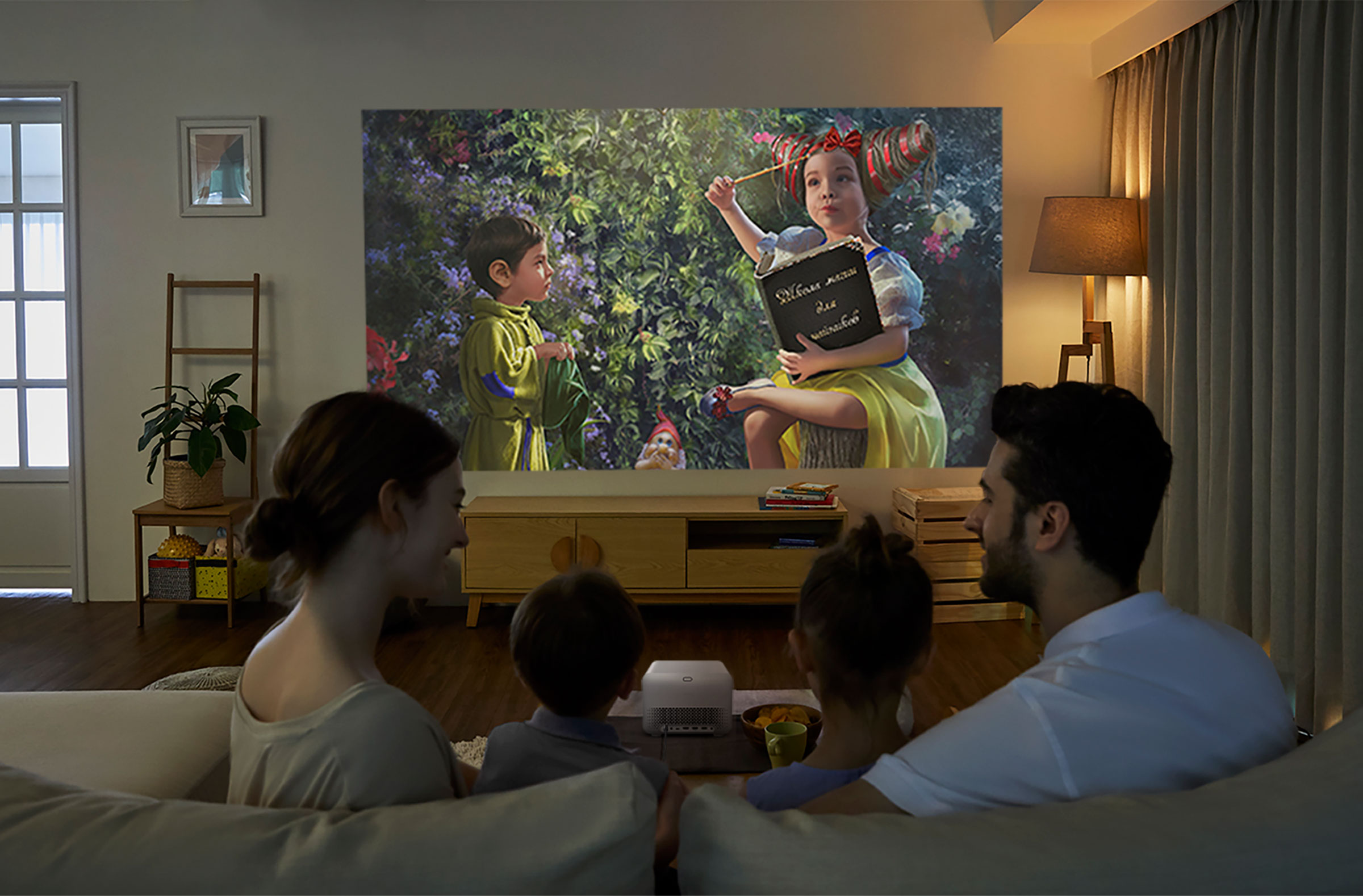 Make Your Family Movie Night Better with Google TV Projector | BenQ ...