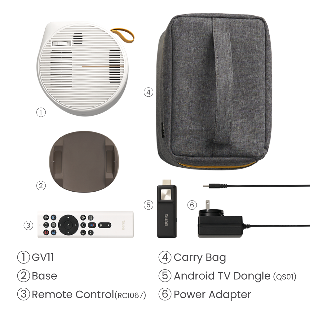 LED 行動微型投影機 GV11 購買頁｜BenQ 台灣