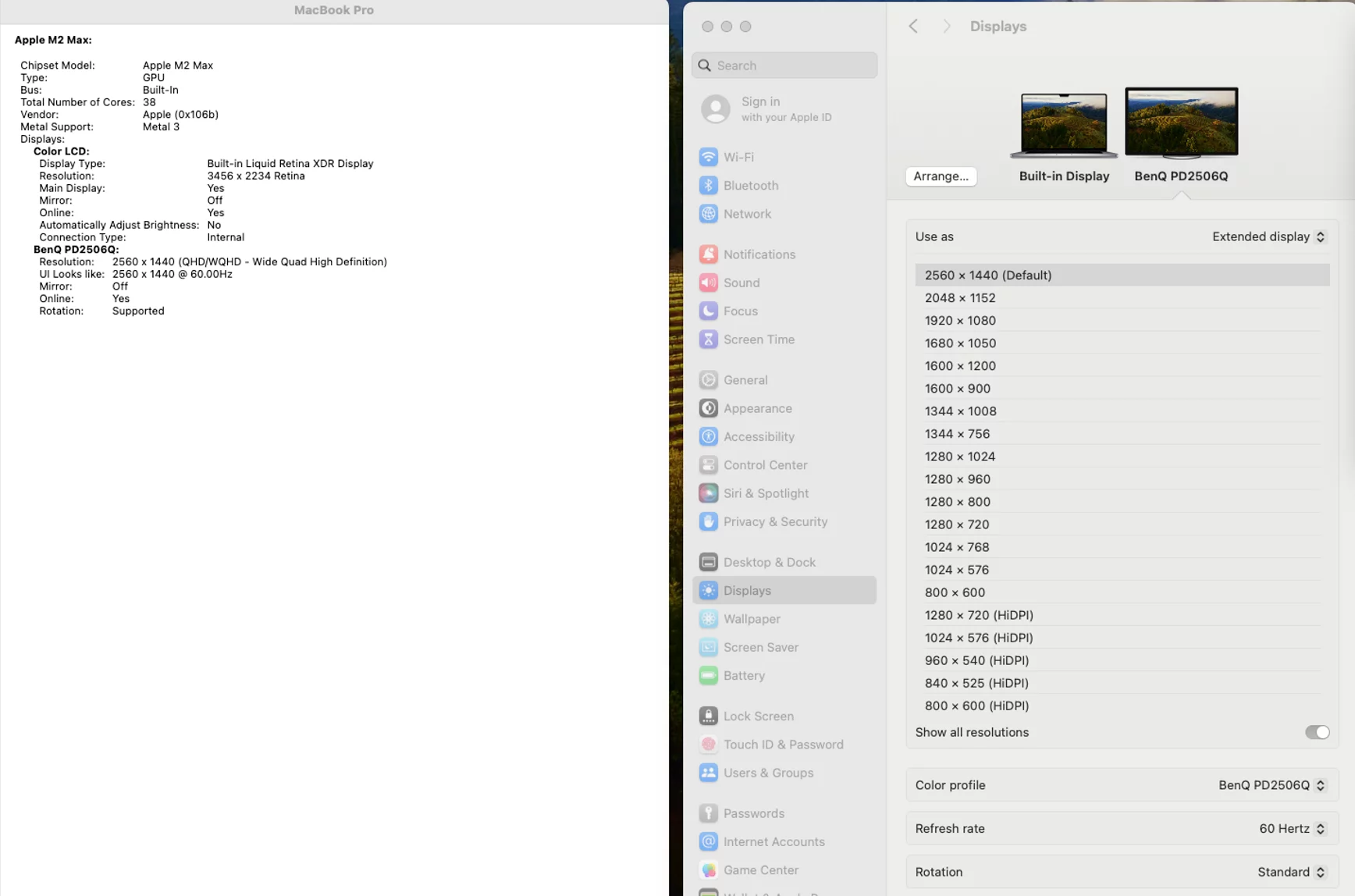 如何在 Mac 中使用 BenQ 2K 顯示器呈現 HiDPI 縮放設定（「縮放」）並使螢幕上的字體更清晰？| 顯示器｜BenQ 台灣