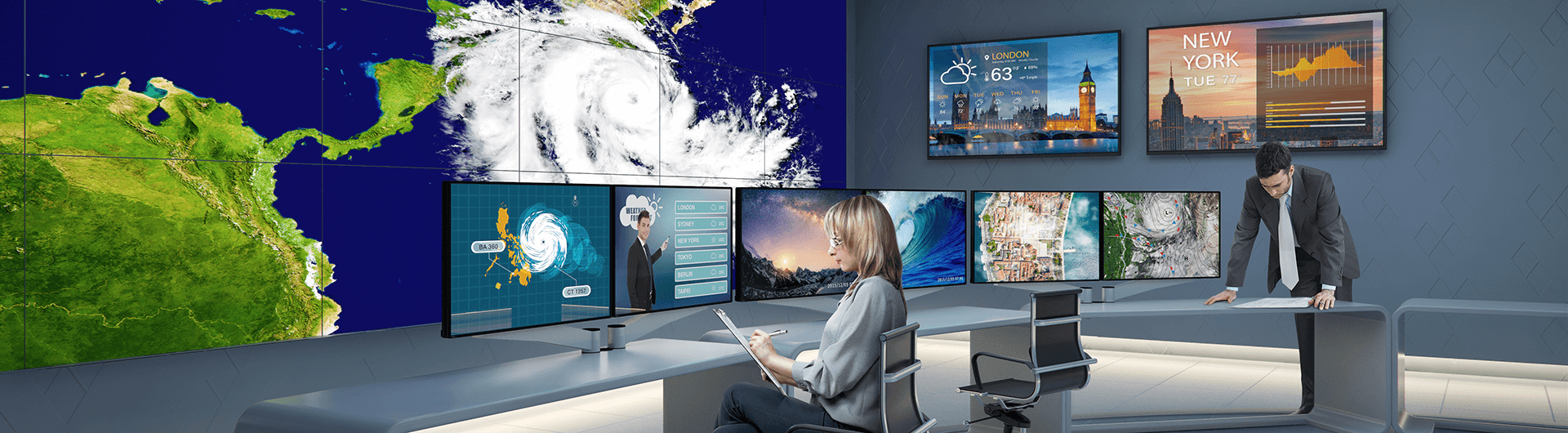Surveillance Control Room | BenQ Display Solution