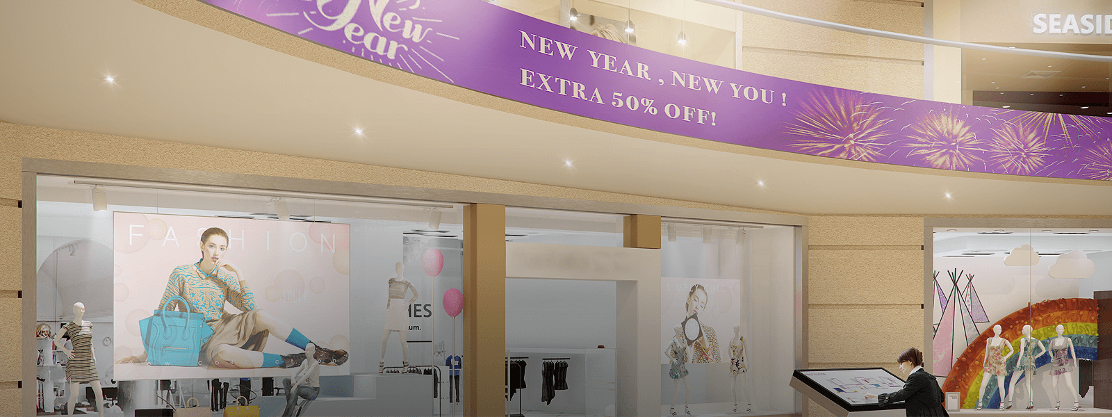 Retail Shopping Mall | BenQ Business US