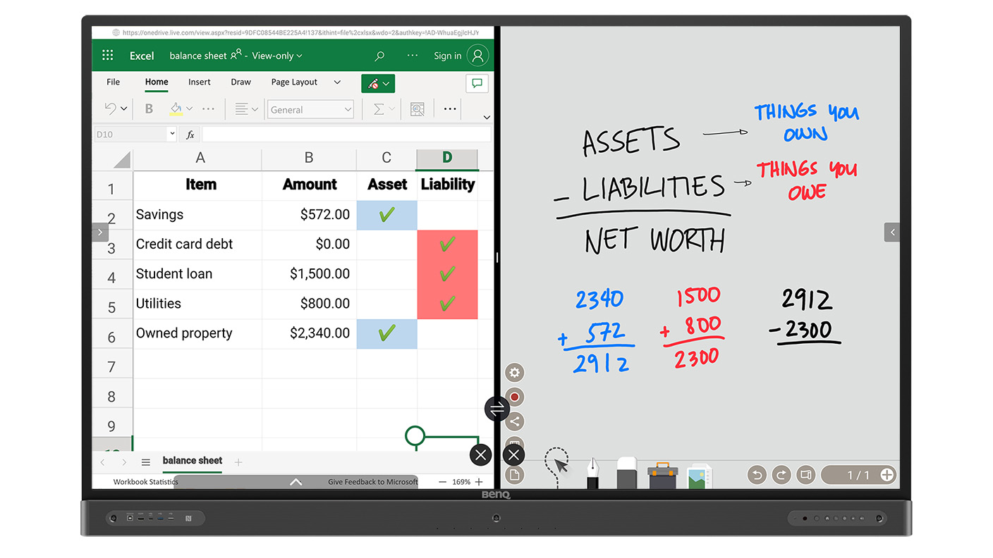 K-12 Activities with Microsoft Excel on BenQ Education Displays | BenQ ...