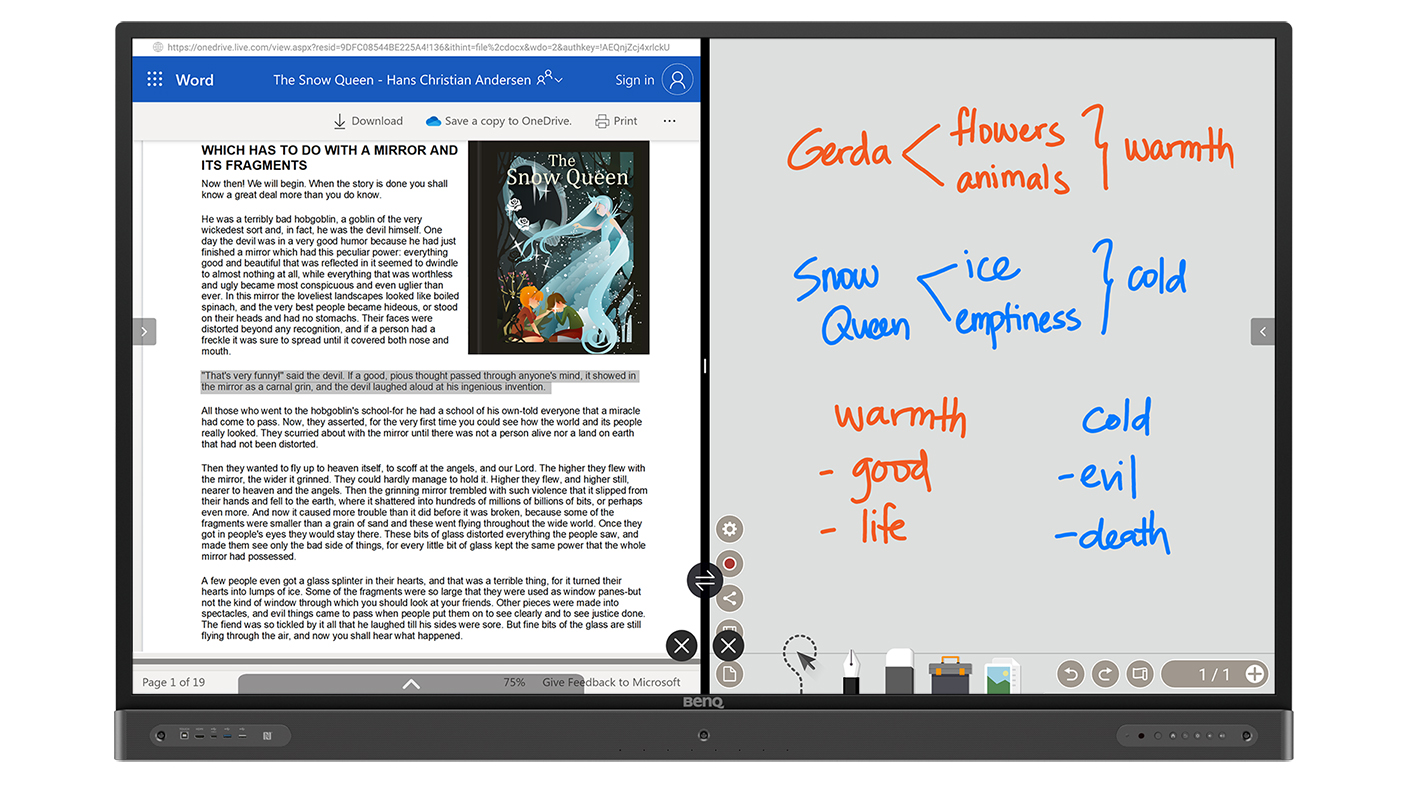 K-12 Activities with Microsoft Word on BenQ Boards | BenQ Education ...