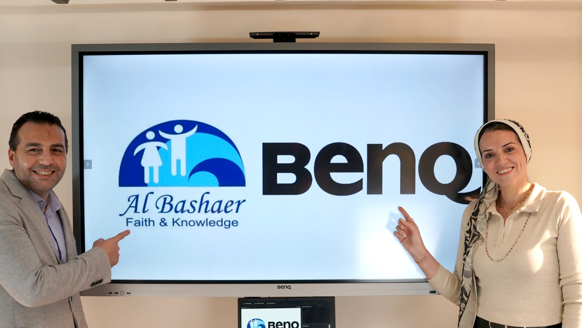Al Bashaer Language School sparks student engagement with BenQ Boards | BenQ Education Middle East