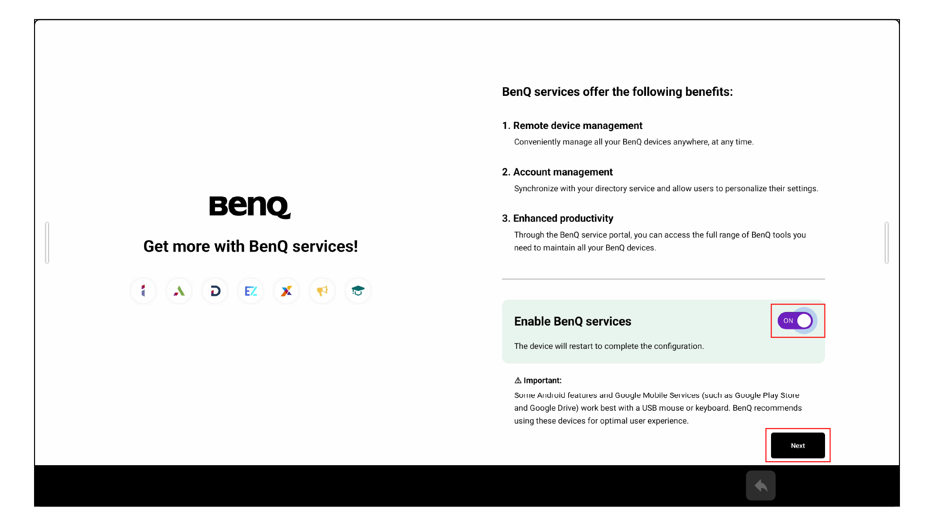 Installation and Configuration | BenQ Education US
