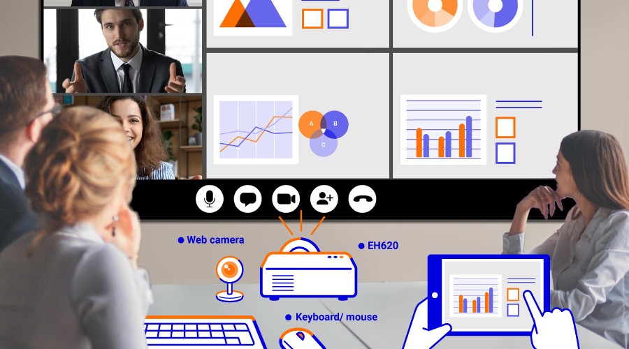Koneksi-dan-Berbagi Melalui Perangkat Anda Sendiri dalam Hybrid Meeting ...